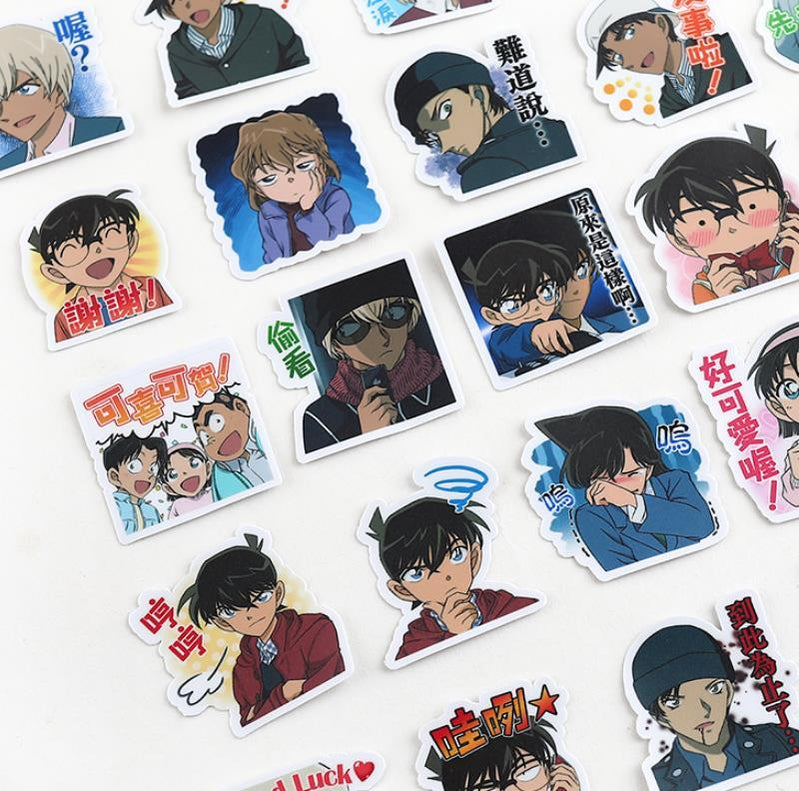 Detective Conan decor sticker 40pcs/packs. — Adilsons