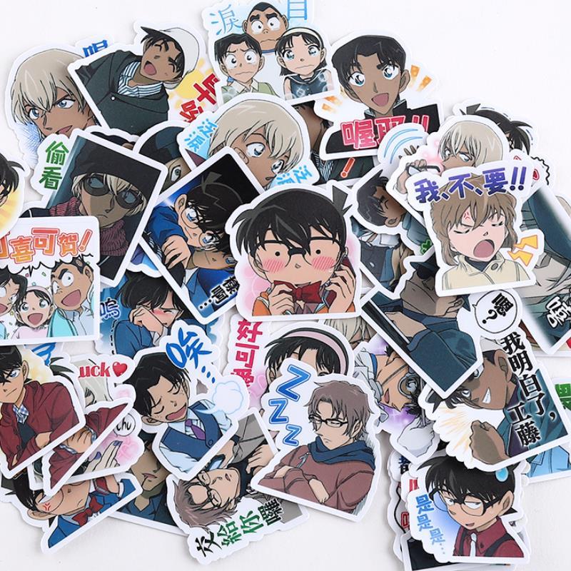 Detective Conan decor sticker 40pcs/packs. — Adilsons