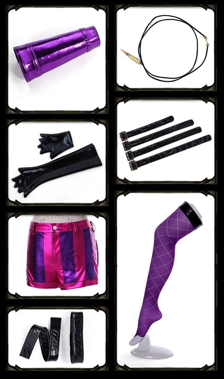 League Of Legends Loli Jinx game costumes. — Adilsons